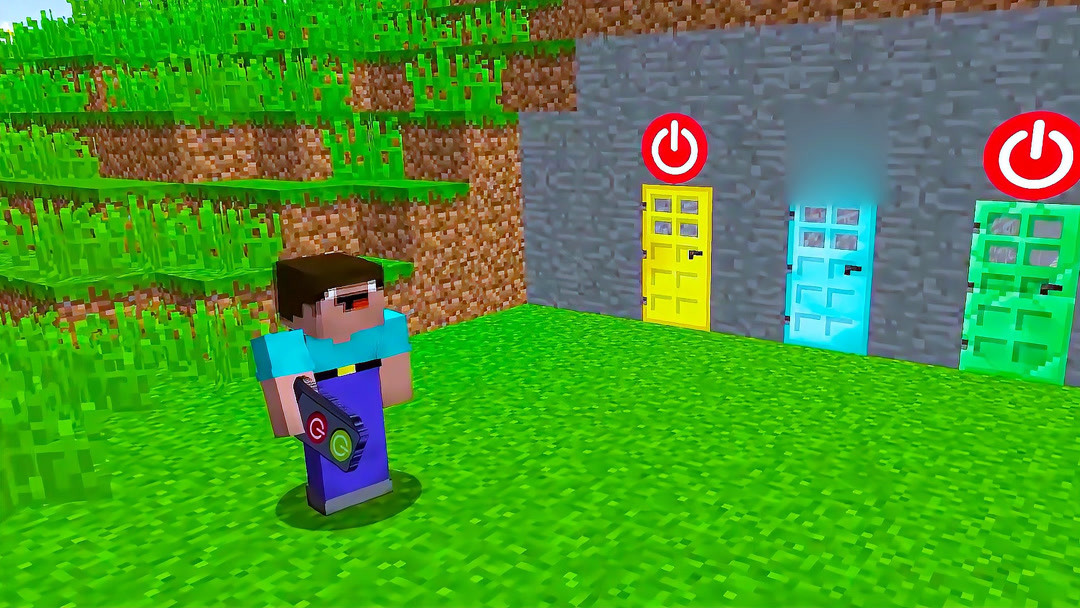 我的世界:小镇惊现神秘暗门,没想到配备了魔王当看守