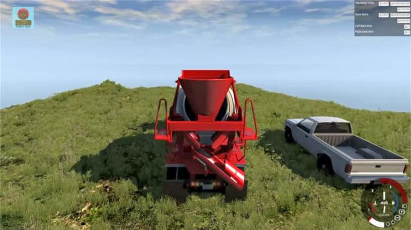BeamNG 车祸模拟器,山顶作死掉落测试,超级惊险!
