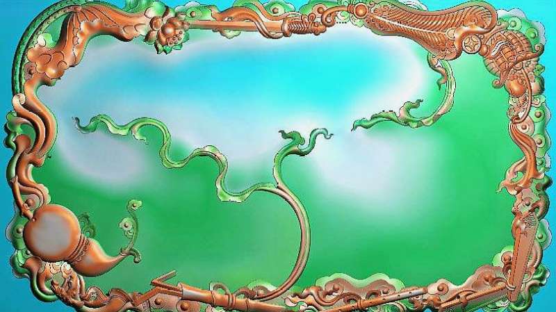 Artcam浮雕基础入门:花盘浮雕视频教程