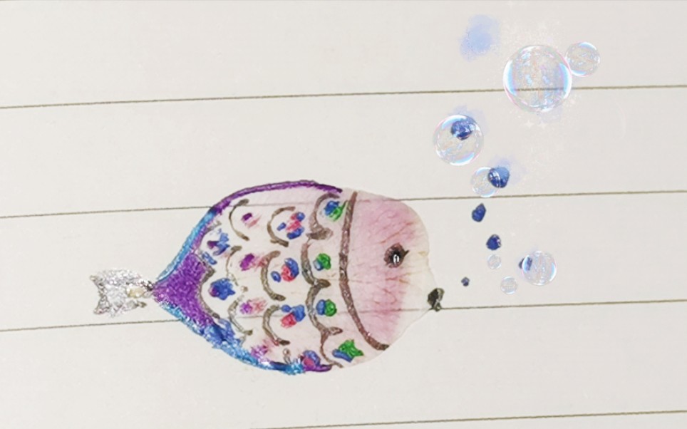 宝石鱼|春天的花儿是本体～还有略显阴间的小人儿