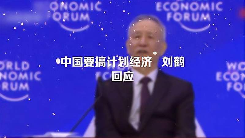 中国要搞计划经济 刘鹤回应