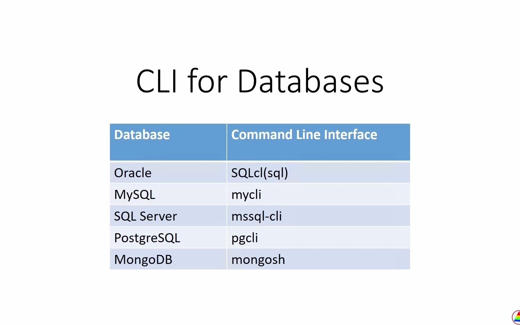 几款好用的数据库CLI工具
