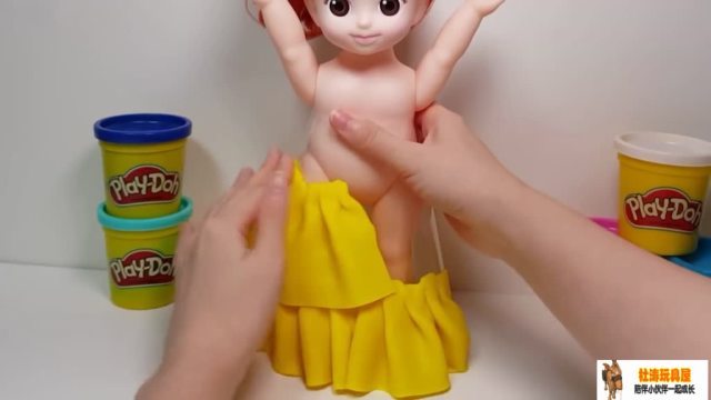 少儿玩具 少儿动画 创意手工制作美丽连衣裙