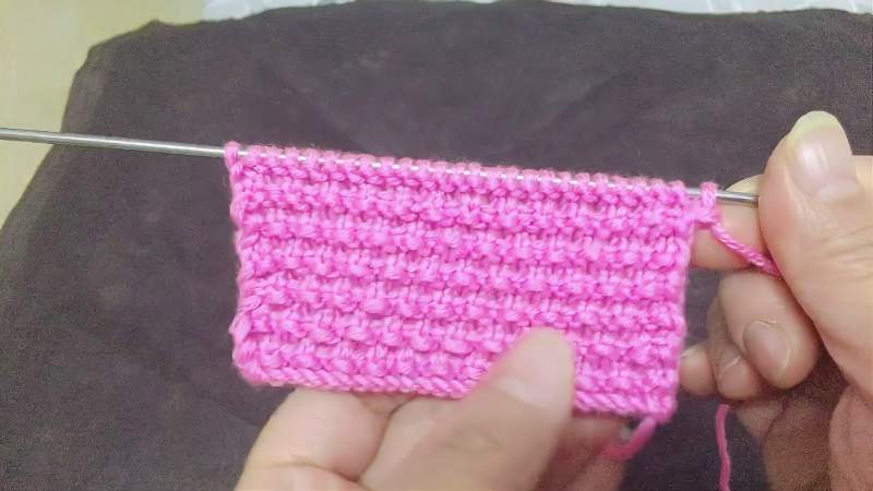好看的花型不一定难,两针四行的宝宝毛线编织教程,建议收藏