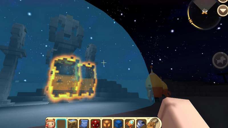 迷你世界:教你在太空制造传送门,这样在太空也能去地下世界了!