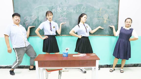 老师让学生用数字画小鸟,没想学生画的一个比一个好看,太有趣了