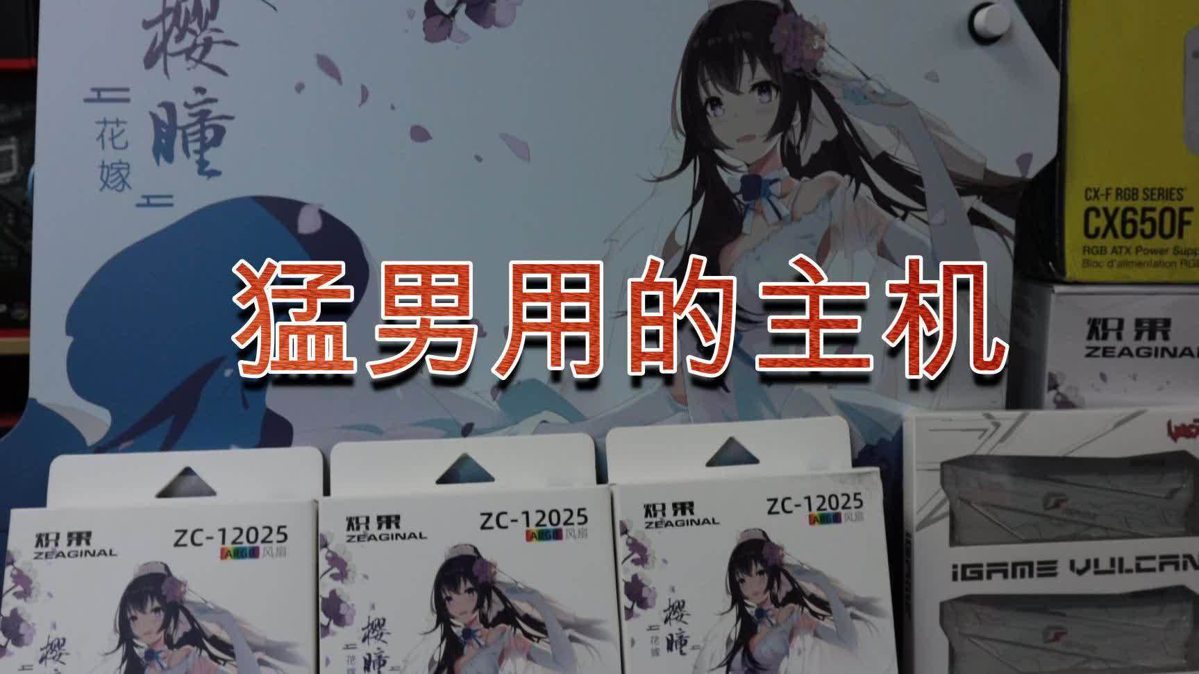 【猛男用的主机】婴童小姐姐!白色组题电脑