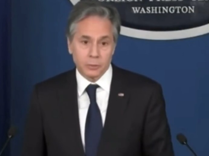 30秒|美国国务卿布林肯新冠呈阳性 有轻微症状