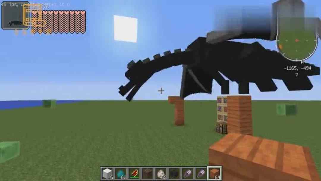 我的世界:玩家通过游戏指令,竟然“驯服”了boss末影龙?