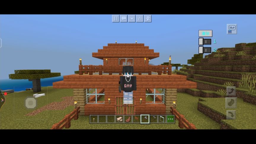 我的世界原版生存第一期建造豪华木屋