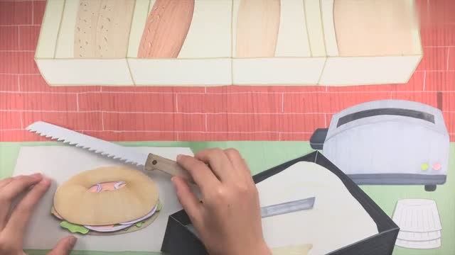 定格动画,创意手绘美味的蛋糕店