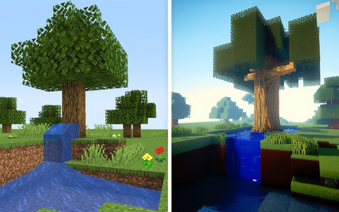 【我的世界】现实画质与AI的区别