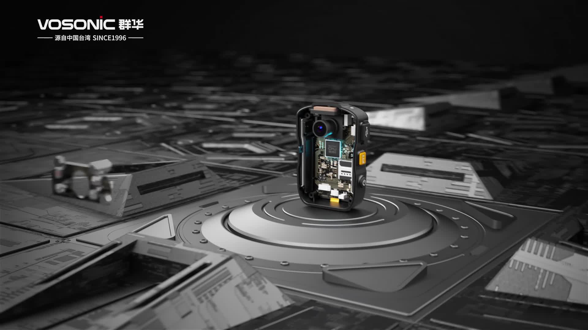 群华(vosonic)D5专业级执法记录仪 高清红外夜视便携式现场记录 电池...