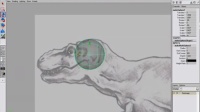 [maya恐龙建模教学]RexPart1-final
