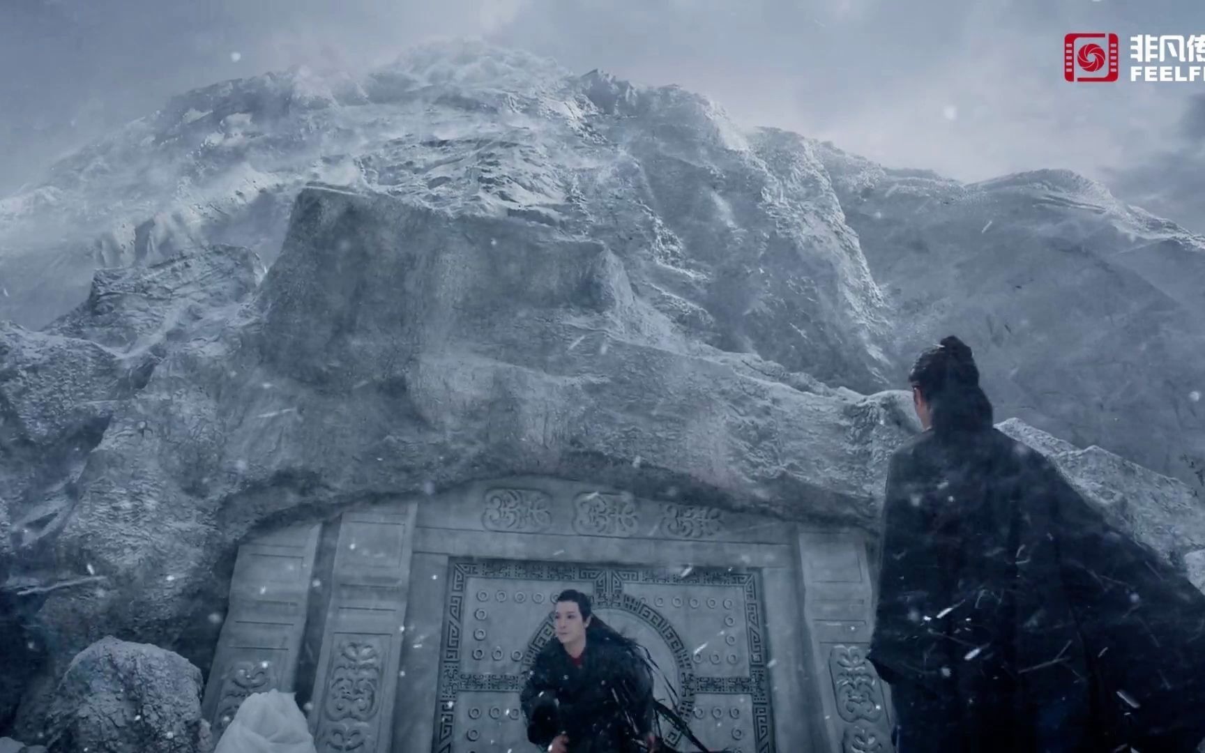 【山河令特效解析】在《山河令》最后一集中,纯三维制作的雪崩场景...