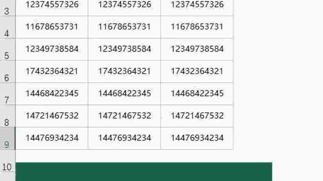 Excel里手机如何分段