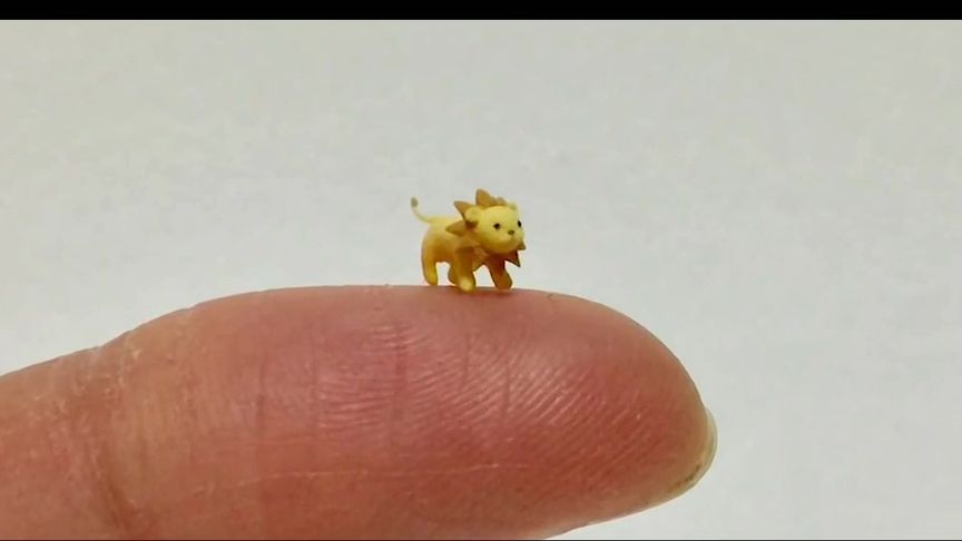 小到看不见!只有5mm的动物袖珍模型 完全被治愈了