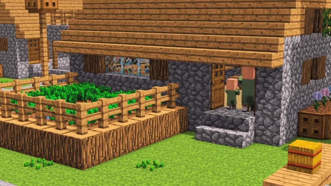 我的世界 第一次知道菜园原来还可以用来养鱼!