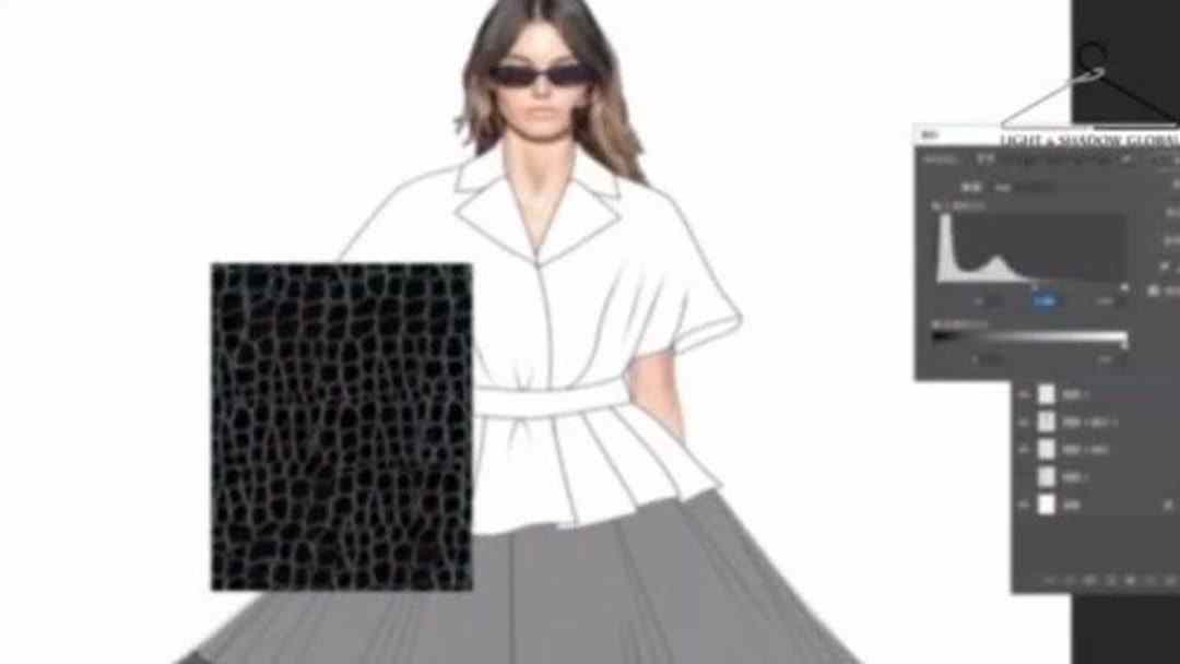电脑时装插ps绘图-服装设计