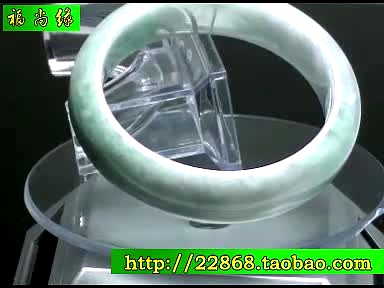 福尚缘天然缅甸翡翠A货极品豆种飘花翡翠手镯玉手镯