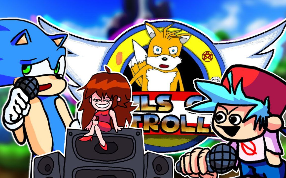 FNF周五夜放克:VS 塔尔斯Tails 2.0,这个模组中的GF有点奇怪!