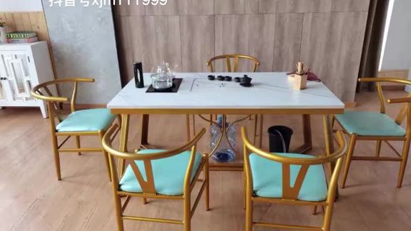 北欧办公桌简约家用书房卧室简易书桌工业风铁艺台式电脑桌子