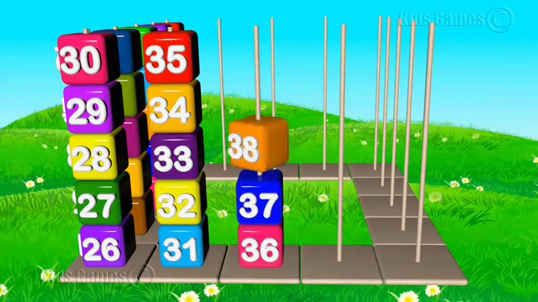 儿童学习1-100数字(英文版)