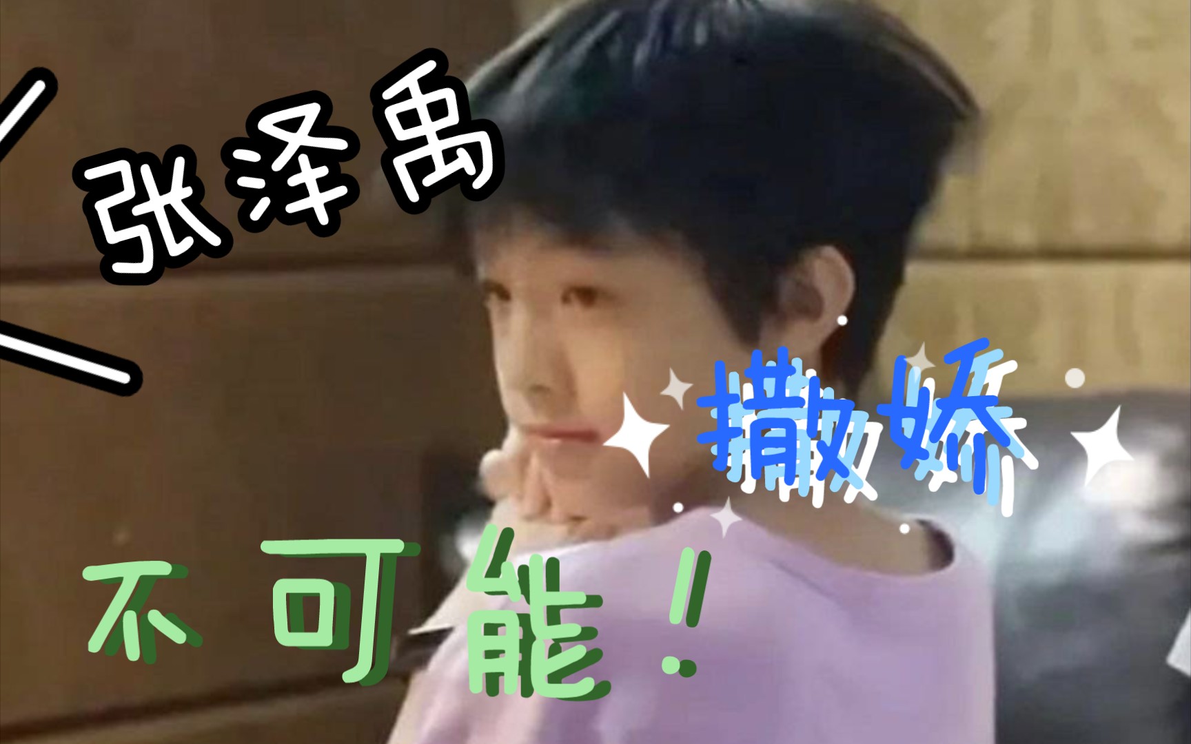 【张泽禹】传下去,撒娇的是张小宝,不是张泽禹(3.0)