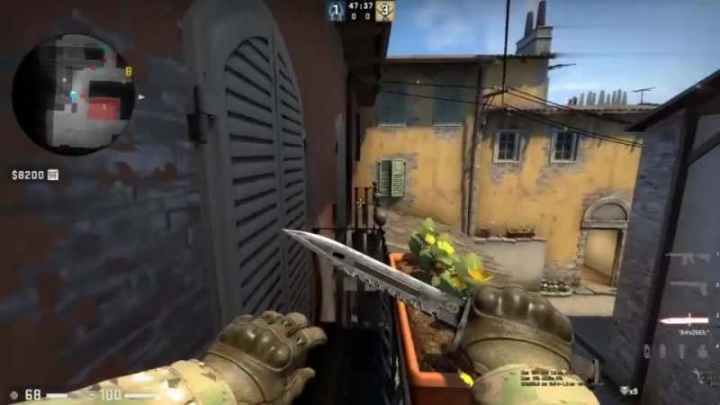 csgo:单人上马棚教学,需要旋转跳,按照点位来上容易些