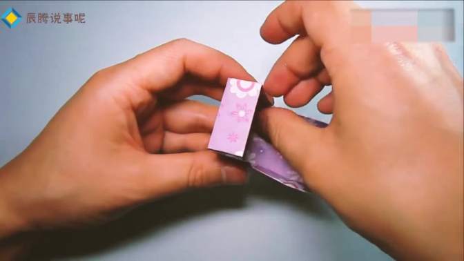 手工DIY戒指盒子,看一遍就能学会简单又漂亮戒指盒的折纸游戏