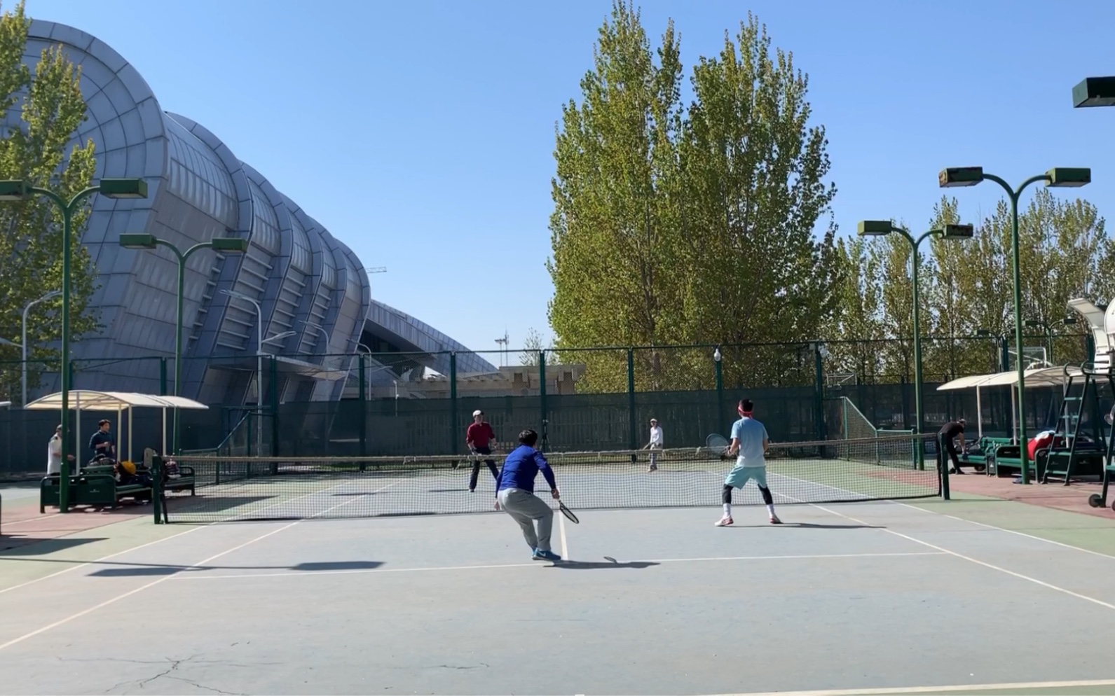 兄弟组合(小鱼、鹧鸪)挑战强力混双组合(Cam、湉)第二盘