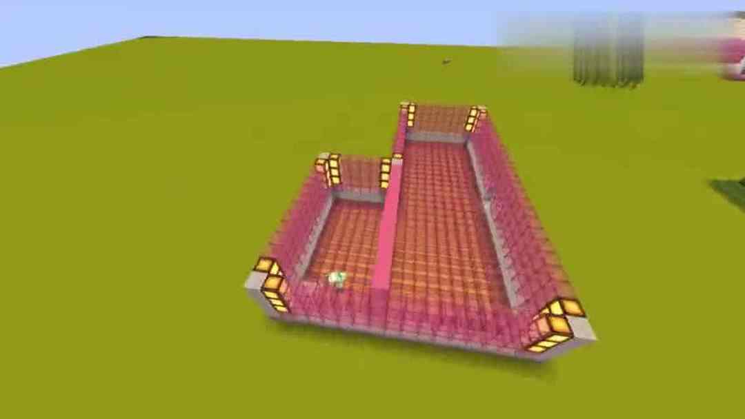 迷你世界:教你建造最美房子,屋里摆满了蛋糕,饿了就可以吃一块