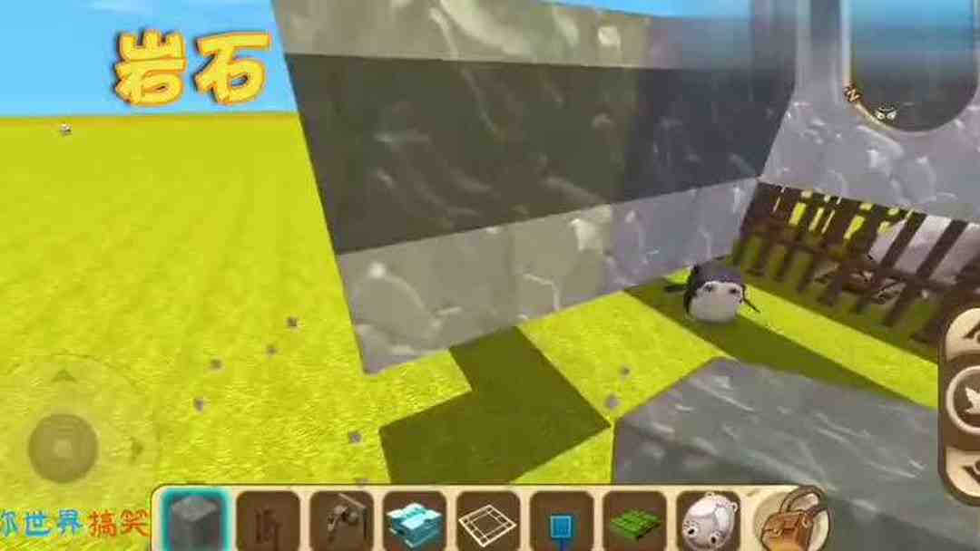 迷你世界教学篇:一分钟速建捕熊陷阱,北极熊也容易抓!5