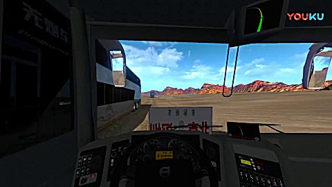 欧洲卡车模拟2遨游中国楼兰古国到哈密_高清