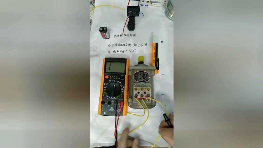 万用表判断电机好于坏