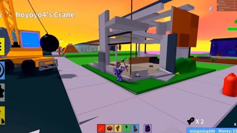 Roblox爆破队模拟器!核武器摧毁城市!秒杀超大巨人?面面解说