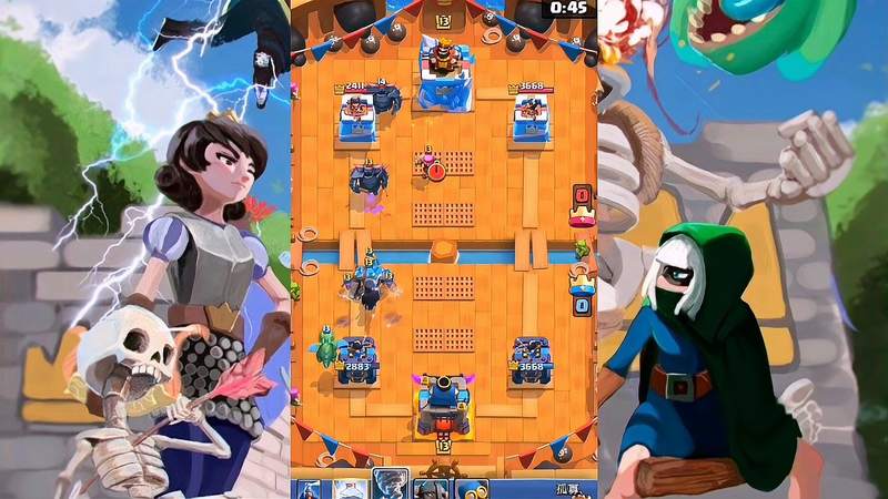 皇室战争:这辈子没防守过这么多的大皮卡,给我整无语了