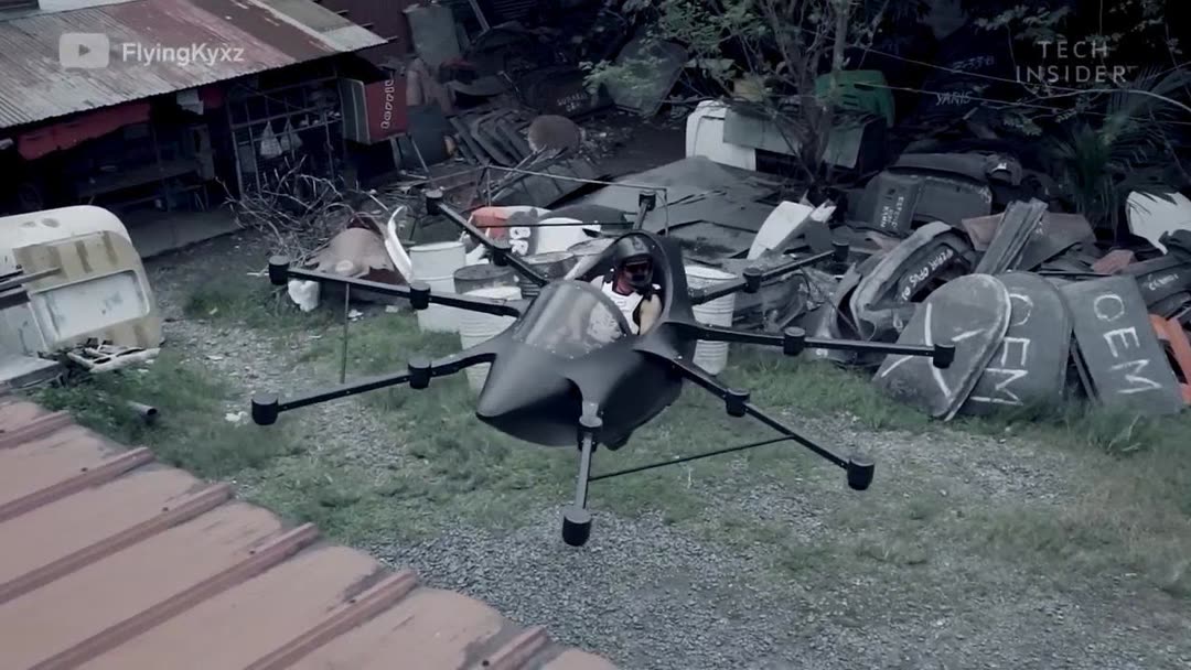 这才是真正的飞行汽车,造型太酷了!