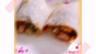 娃娃感冒,想煎饼卷素菜米粥和冰糖梨水清淡些