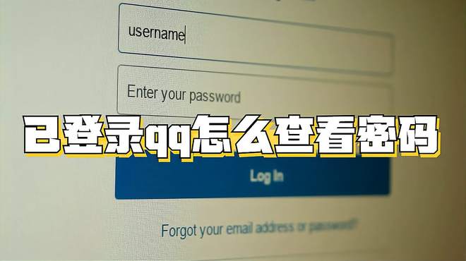 已登录QQ怎么查看密码？-两种方法助你找回密码