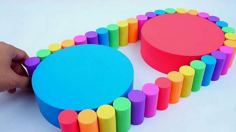 好漂亮的齿轮皮带,五颜六色真好看,小朋友不要羡慕,手工制作