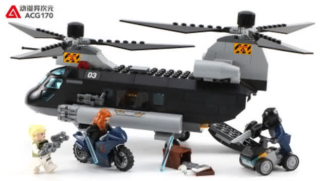 两代黑寡妇合力对抗模仿大师 开箱速组 乐高积木 漫威超级英雄 76162 ...