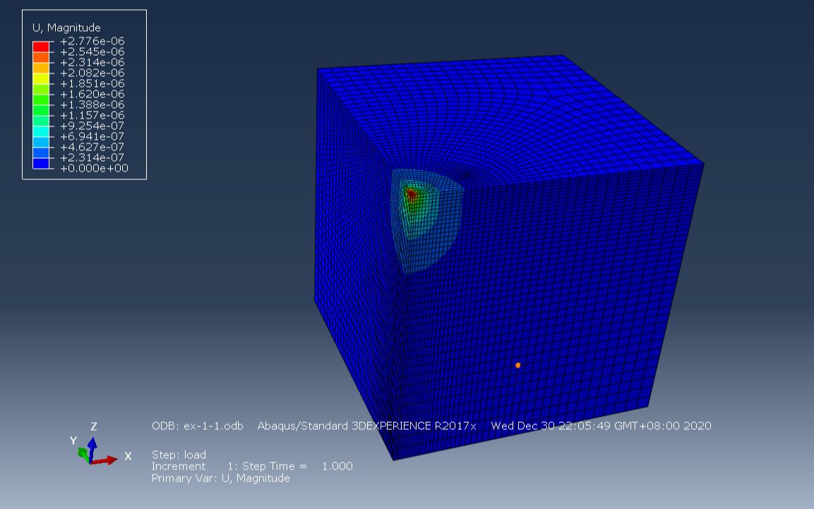 ABAQUS岩土工程实例操作(快速入门1)