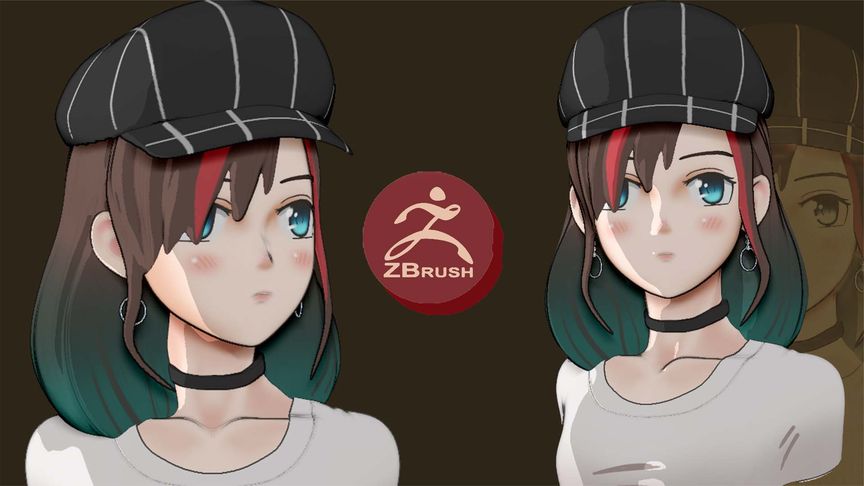 zbrush新手教程:3D人物建模?从拉box开始讲解人物模型布线技巧