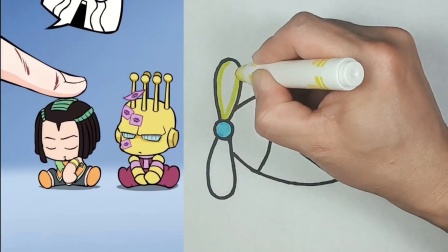 边看边画:挑战动画里的熊孩子们