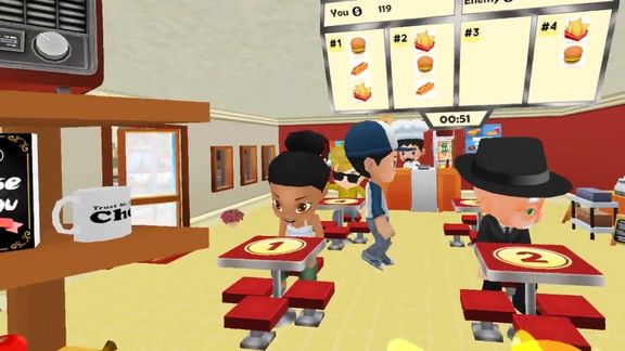 烹饪游戏虚拟现实游戏