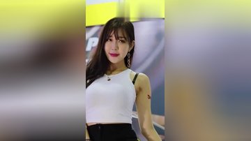 车展漂亮模特秀,模特身材好气质出众