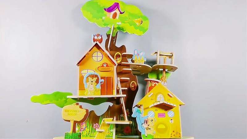 森林小木屋模型-带你走进童话世界