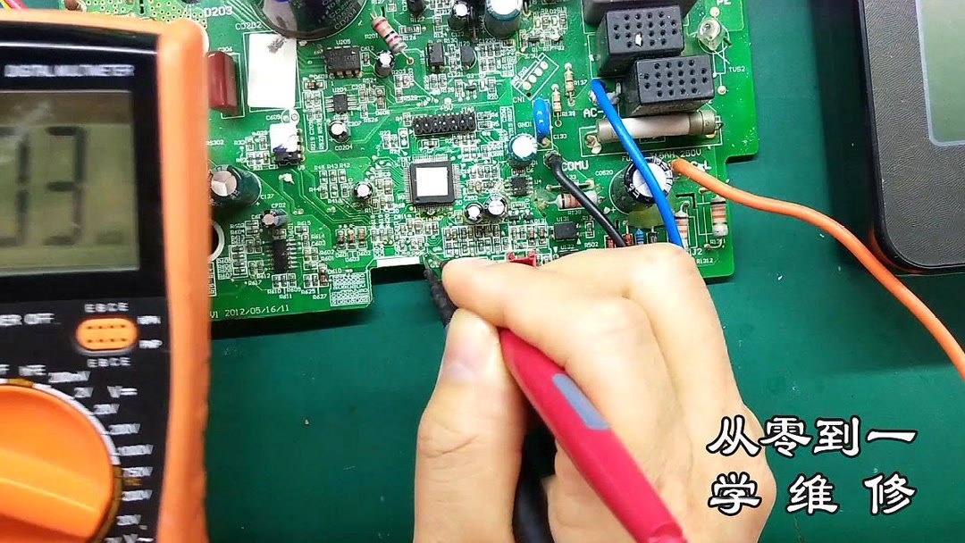 变频空调外机板F5故障维修、掌握电阻的串联分压计算、判断故障点