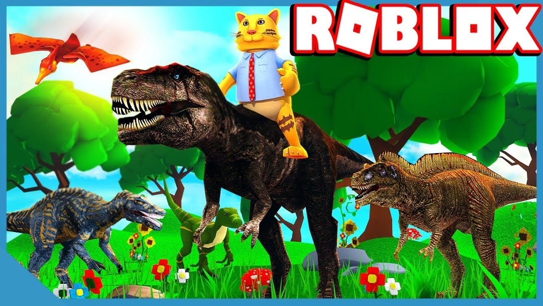 Roblox侏罗纪恐龙模拟器!回到侏罗纪世界驯养迅猛龙 面面解说
